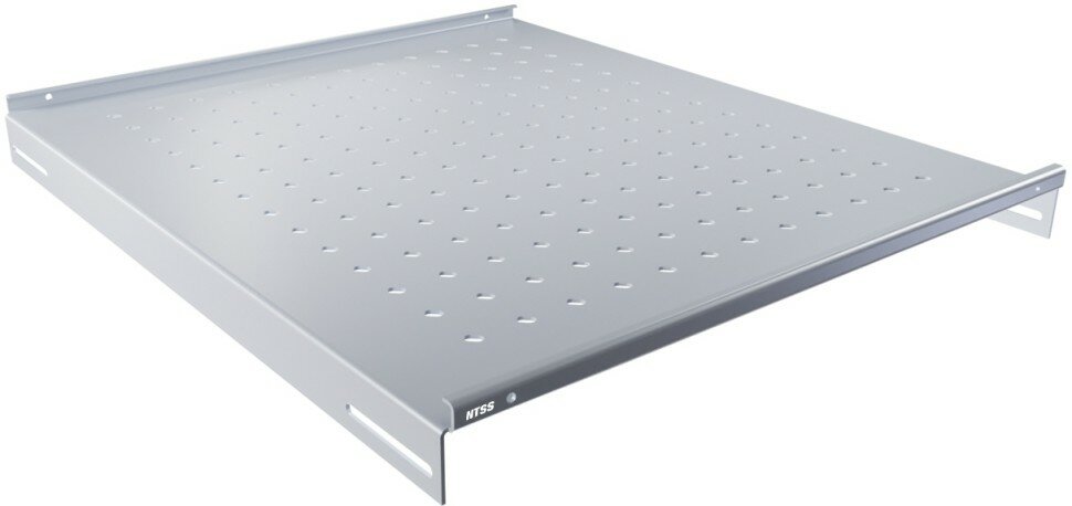 Полка стационарная NTSS NTSS-FS-H-800 1U нагр:100кг. 19" 550мм серый (упак:1шт)