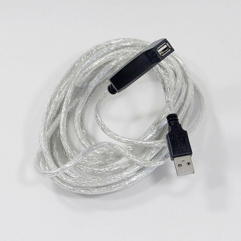 Адаптер VCOM USB2 AM-AF 5M VUS7049-5M, серый