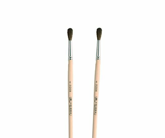 Кисть пони круглая 5 " Артекс" живописная. Комплект из 2 штук