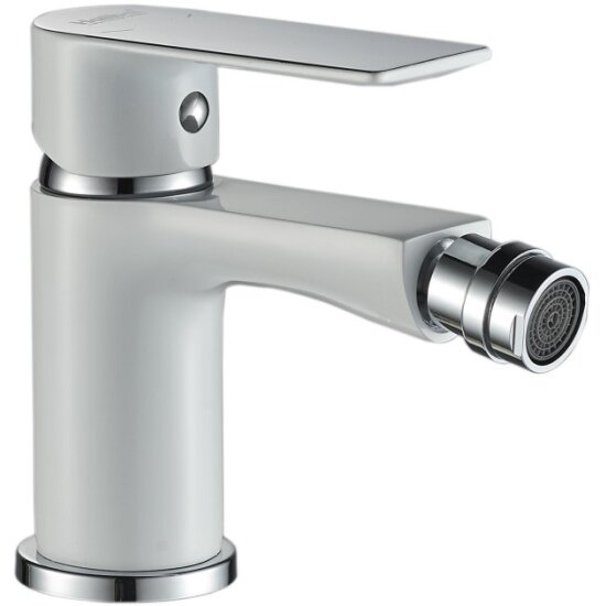 Смеситель Haiba HB50505-8 для биде, латунь, белый/хром