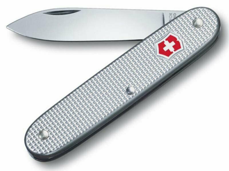 Нож перочинный VICTORINOX Pioneer Alox 93 мм, 1 функция, серебристый (0.8000.26)