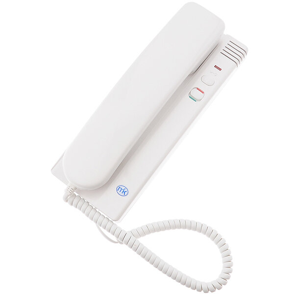 Трубка ТКП-14М для многоабонентного координатно-матричного аудиодомофона белая