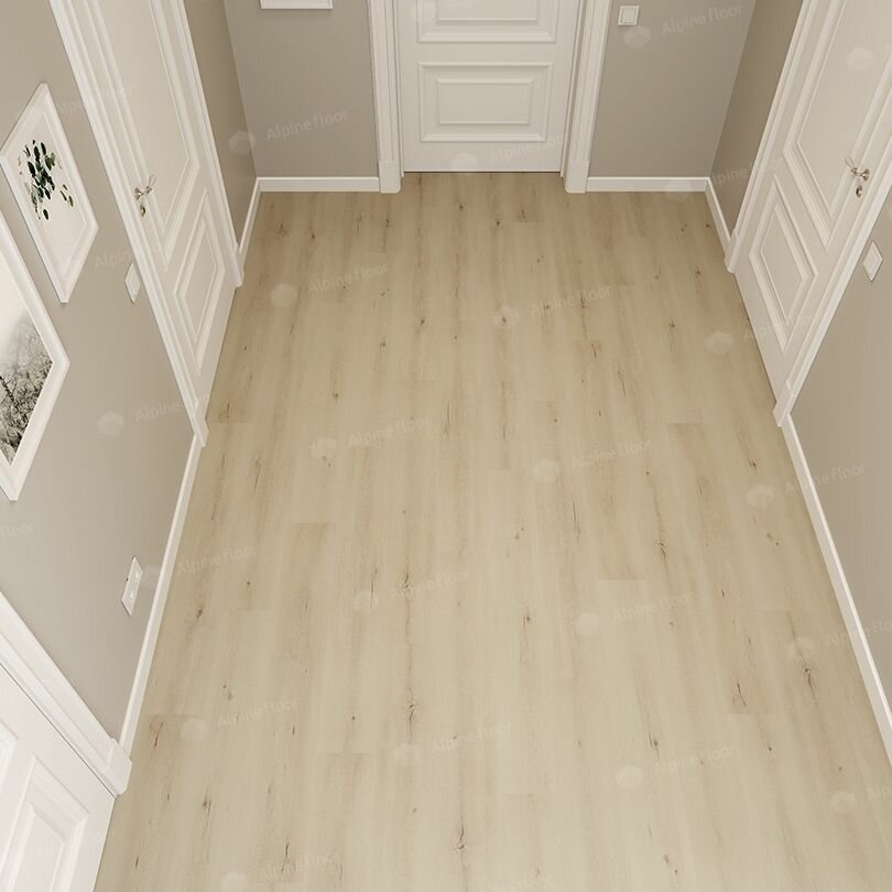 Кварц-виниловый ламинат Alpine Floor SOLO ЕСО 14-4 Ададжио 2,23 м2, толщиной 3,5 мм Россия