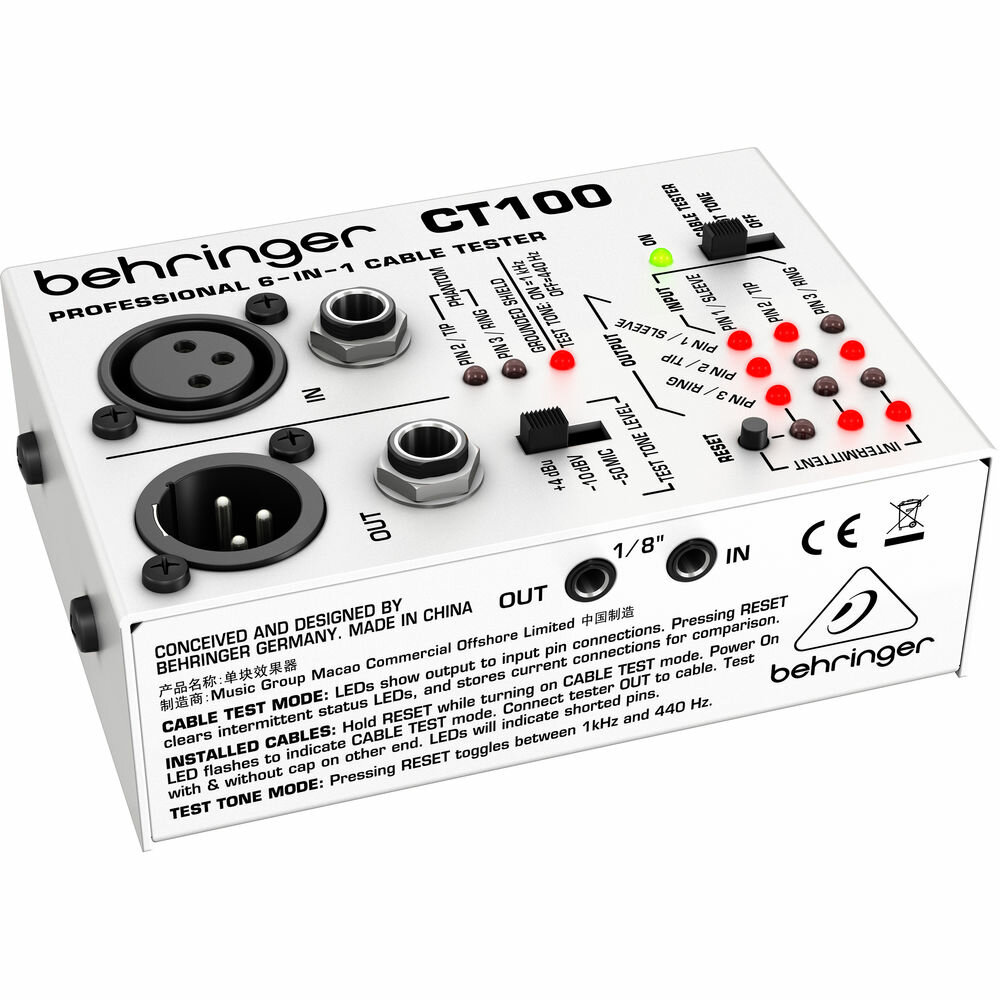 Тестер Behringer CT100