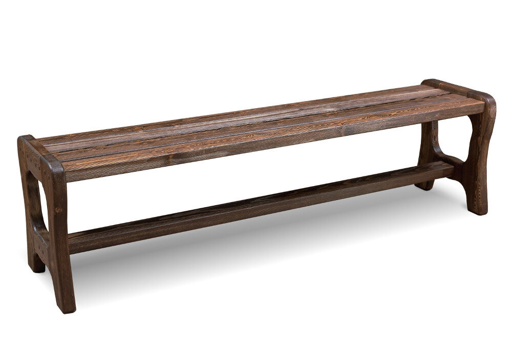 Ирбея садовая лавка №1 L-160 (массив сосны, старение)