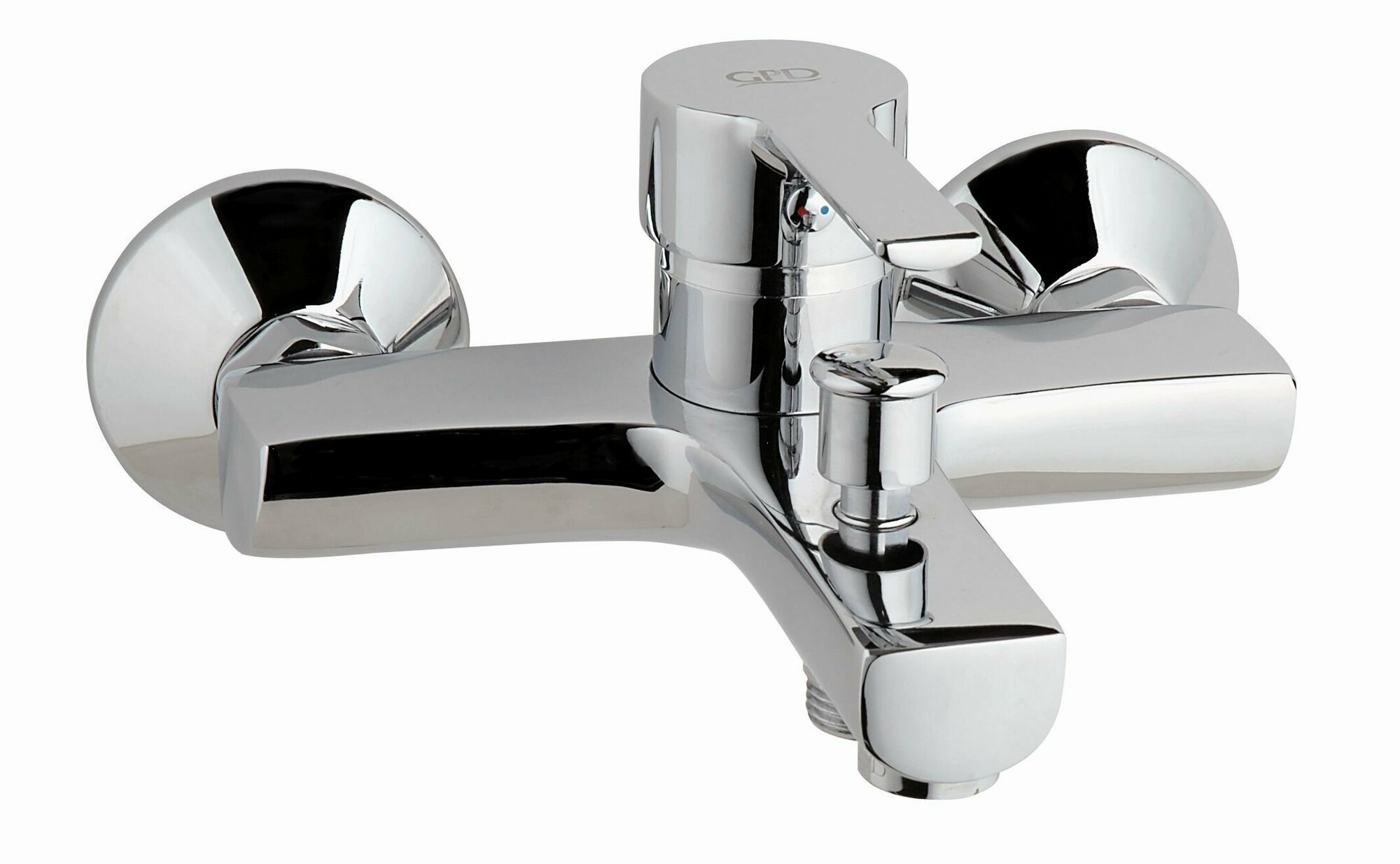 Смеситель для ванны и душа Хром GPD Solus MBB55