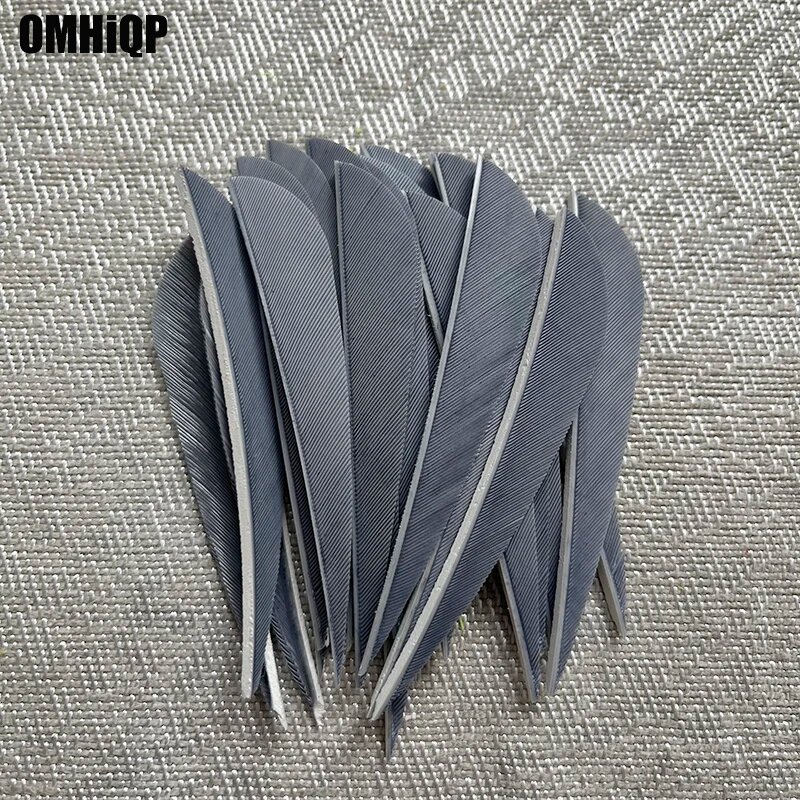 Оперение для стрел, 50 шт, серый, водопад, индейка, 3 дюйма