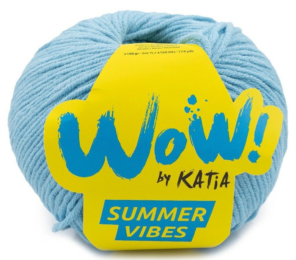 Пряжа #1334.96 Wow - Summer Vibes 100 г 160 м Katia