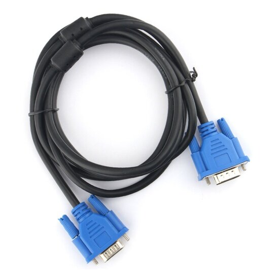Кабель VGA Pro Cablexpert CC-PVGA-3M, 15M/15M, экран, феррит. кольца 3.0м.
