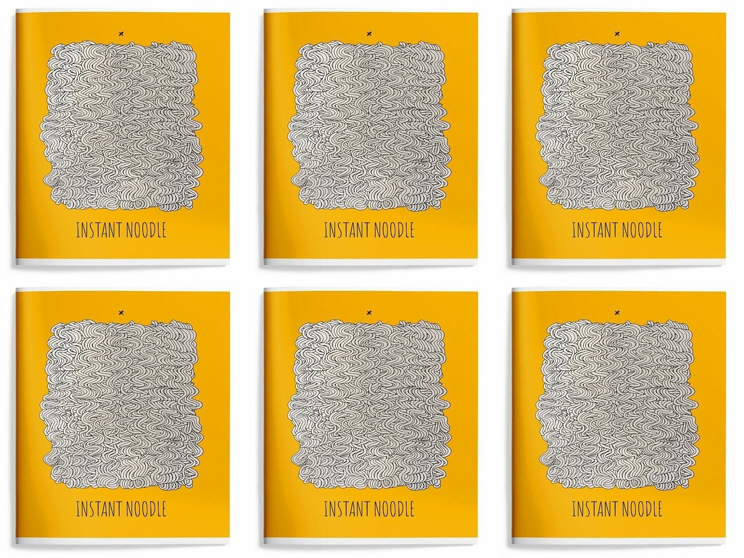 LOREX Тетрадь А5, Pasta point, клетка скрепка мелованный картон, 48 листов, 6 уп