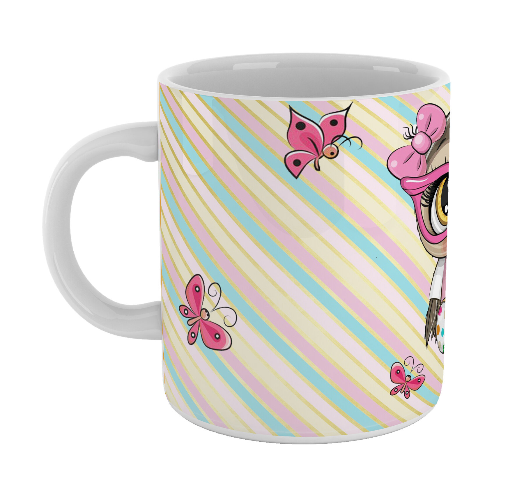 Кружка с принтом Сова