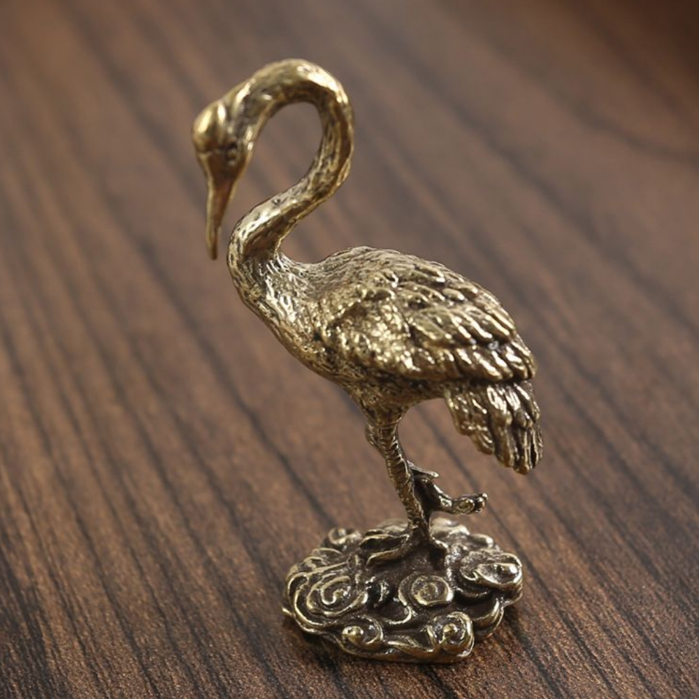 Журавль - Цапля - Фламинго - Птица - Птичка - Миниатюра - Фигурка - Домашний Декор - Предмет Интерьера - Коллекционная Авторская Ручная Работа