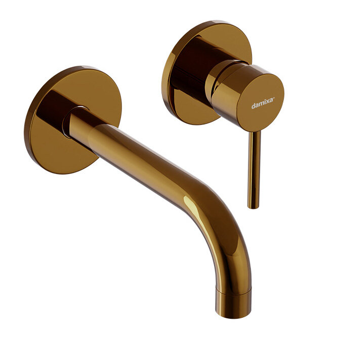 Встраиваемый смеситель для раковины DAMIXA Scandinavian Pure (360260600) золотой