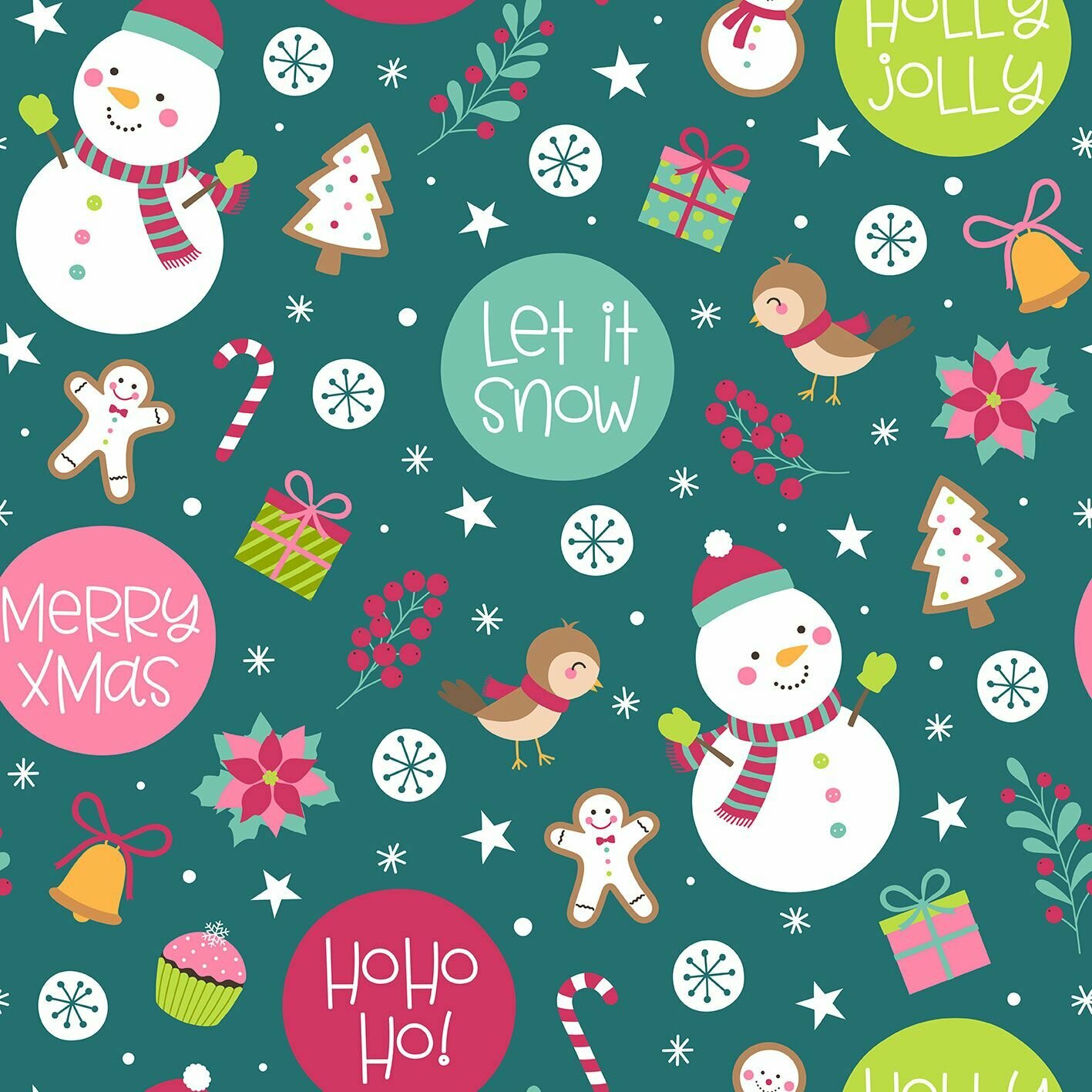 Мебельная ткань с "Новогодним рисунком", микровелюр Kids 251. Отрез 1м*140см.