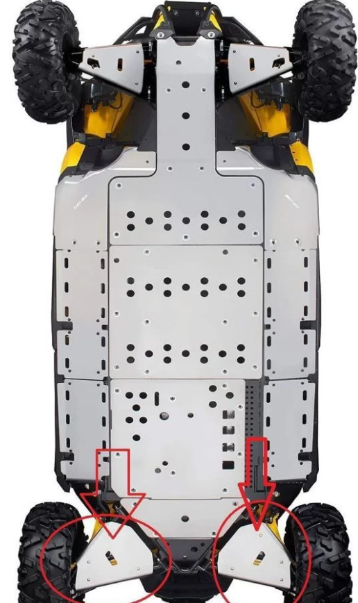 Защита задних А-образных рычагов BRP 715002022