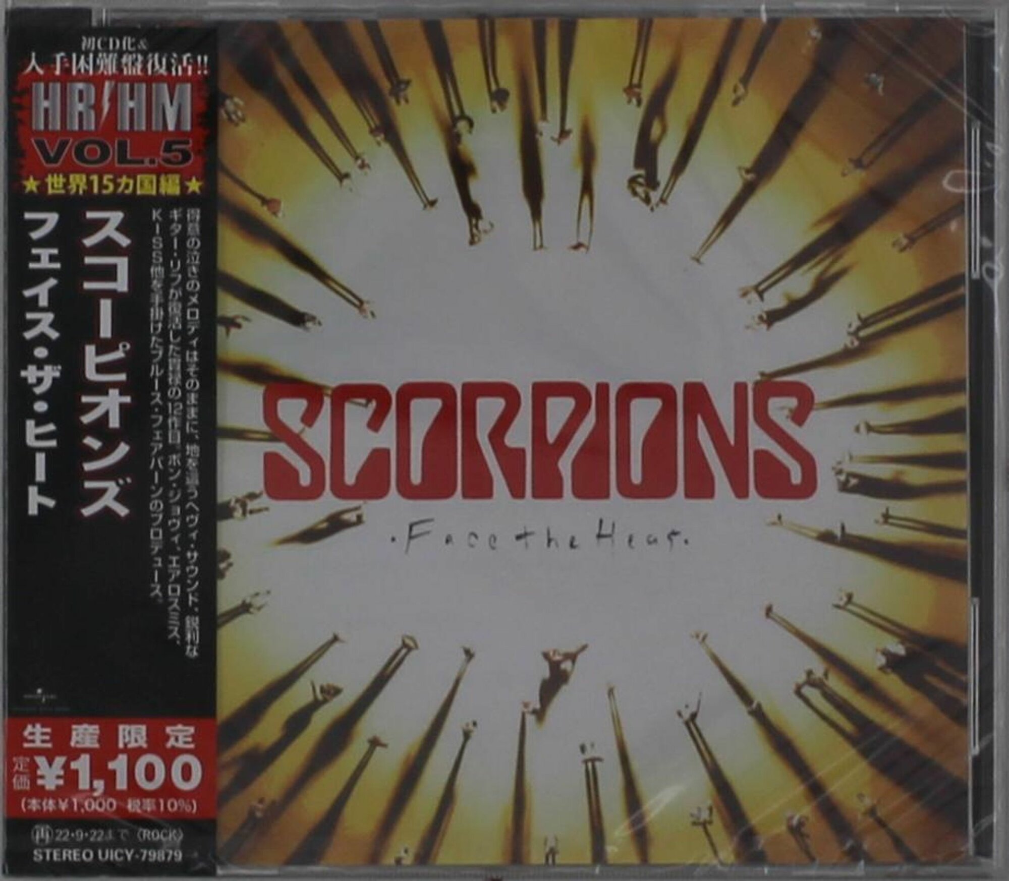 Диск SCORPIONS - FACE THE HEAT(1993, REM. BONUS 2 TRACKS) (1 CD)