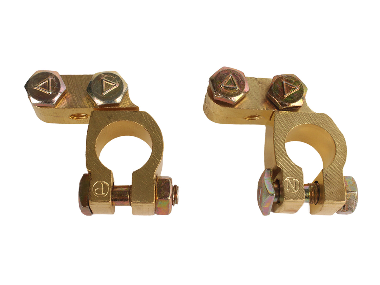 Клемма АКБ +/- латунь супер усиленная комплект