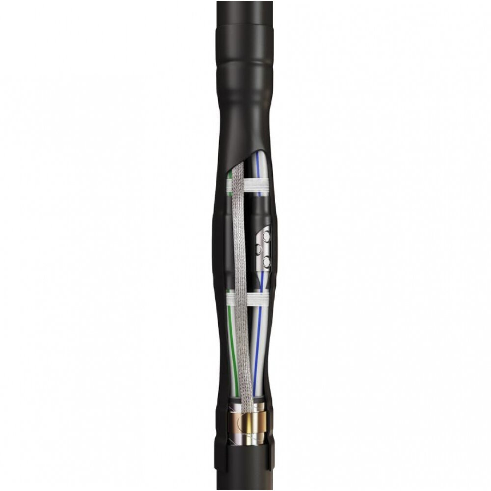 Кабельная муфта КВТ 3ПСТб-1-16/25 Б 74658 бронезащищённая для трёхжильных кабелей с пластмассовой изоляцией.