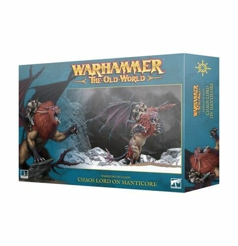 Миниатюра Games Workshop Warriors of Chaos Lord on Manticore Warhammer The Old World