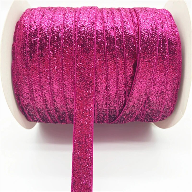 5 ярдов 6-25 мм блестящая лента для украшения свадебной вечеринки, подарочная упаковка ручной работы, бант для волос, сделай сам, Рождество # RoLi