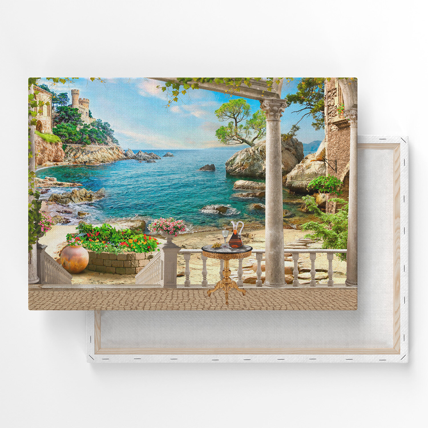 Картина на холсте, репродукция / Море / Размер 40 x 53 см