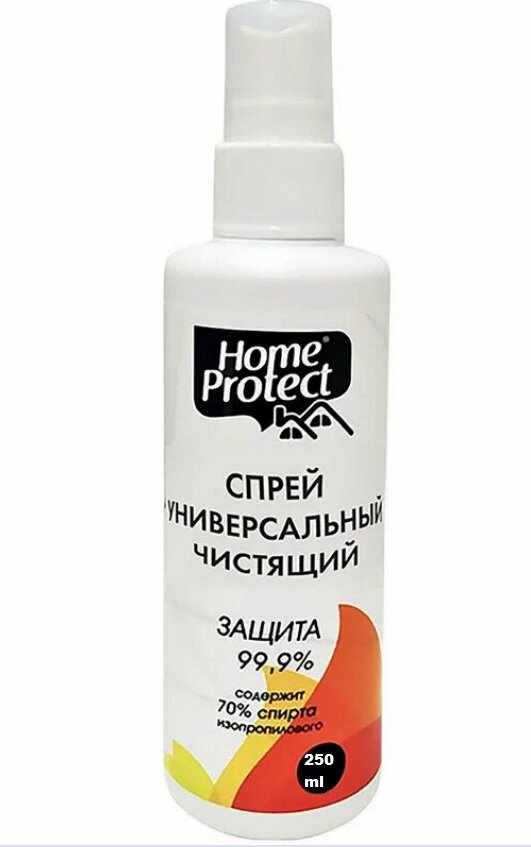 Спрей чистящий Home Protect 250 мл, антибактериальный, универсальный