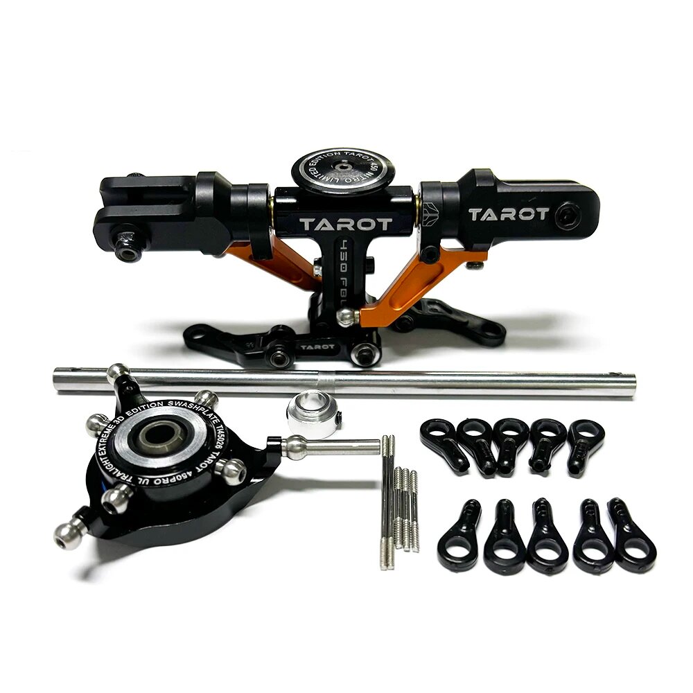 Головка несущего винта Tarot 450 Flybarless чёрная Черный, B