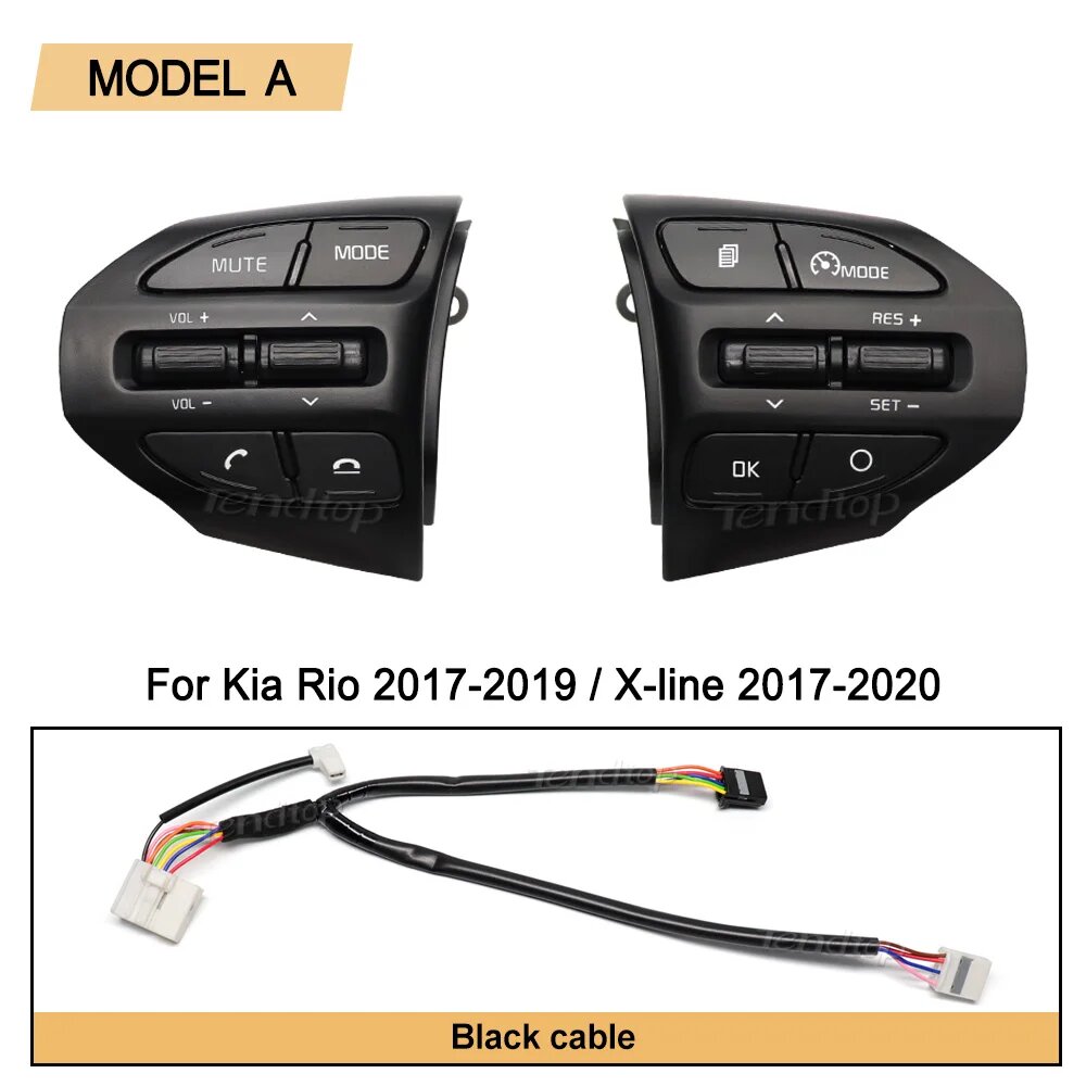Для Kia K2 RIO 2017 2018 2019 2020 4 X LINE кнопки круиз-контроля автомобильные переключатели многофункциональные кнопки на руле