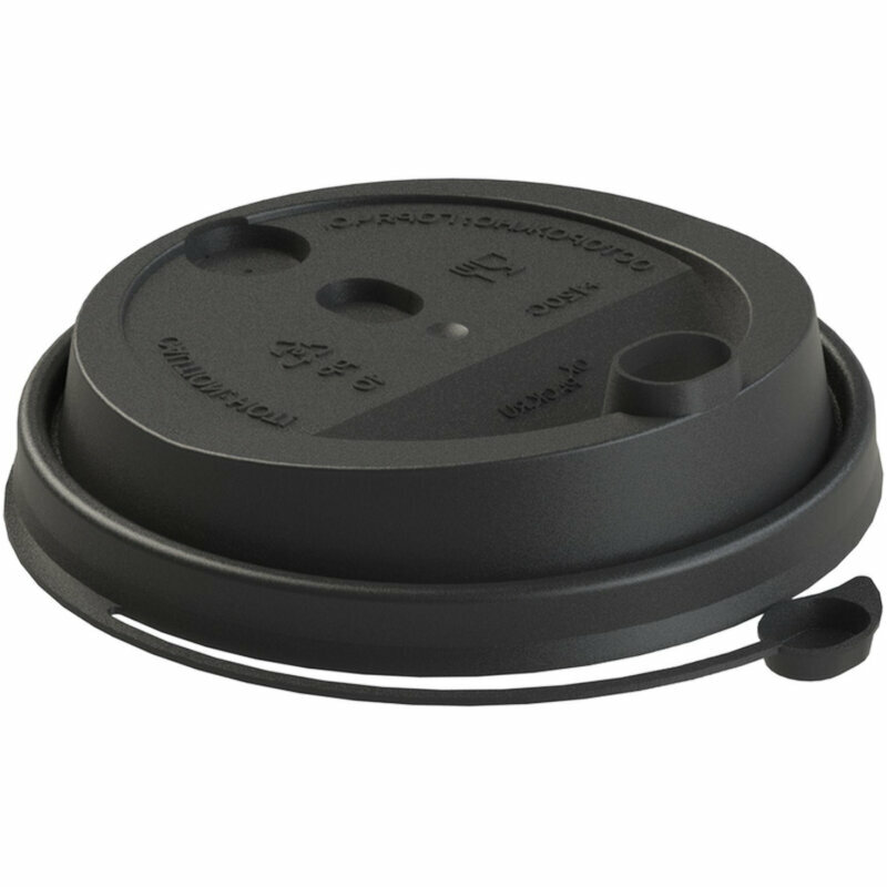 Крышка д/стакана, d-90мм, ПП черная М, ПЩ Hide УС-Кр 1000шт/кор, 2139645