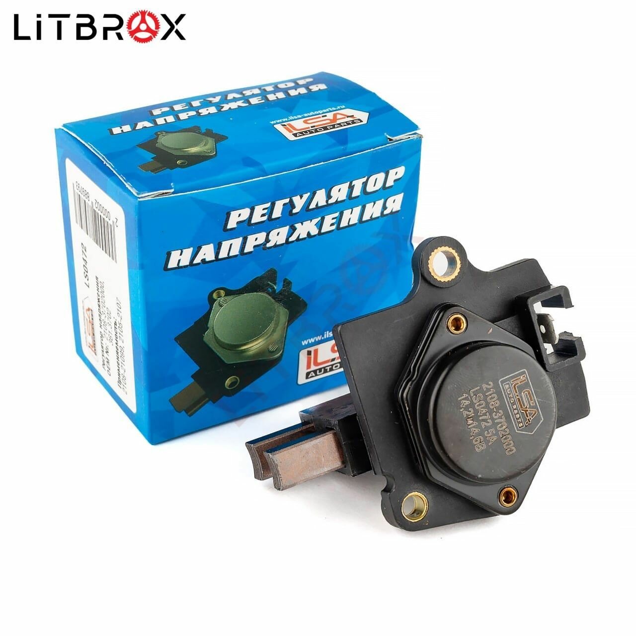 Регулятор напряжения генератора 'ILSA' 2104, 2105, 2107, 2108-21099, 2113-2115 / LS0472 / 2108-3702000