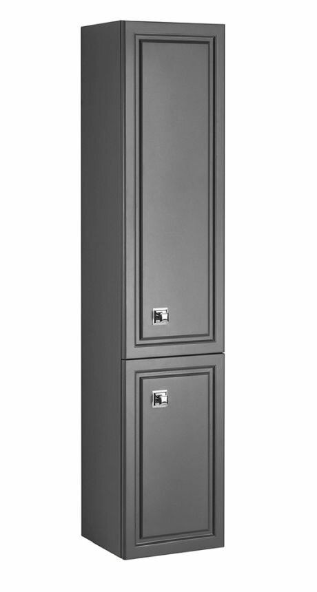 Пенал ASB Woodline Каталина 35 Grey, подвесной, цвет: серый матовый