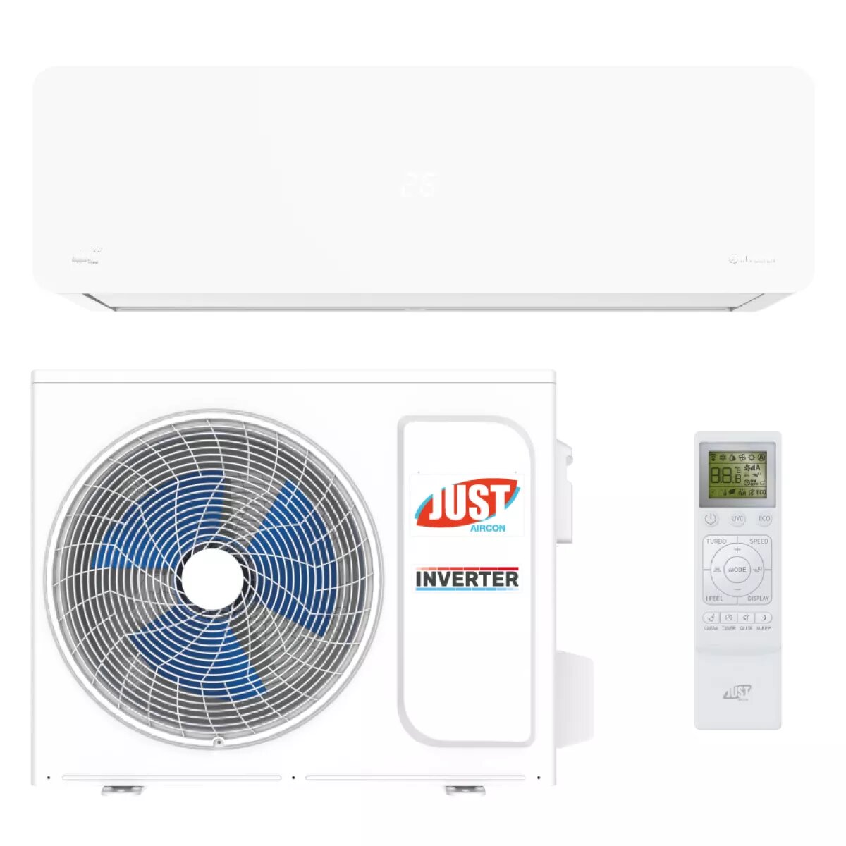 Кондиционер Just AIRCON JAE-18HPSIA/MB / JAEO-18HPSIA/MB серия Blanche inverter