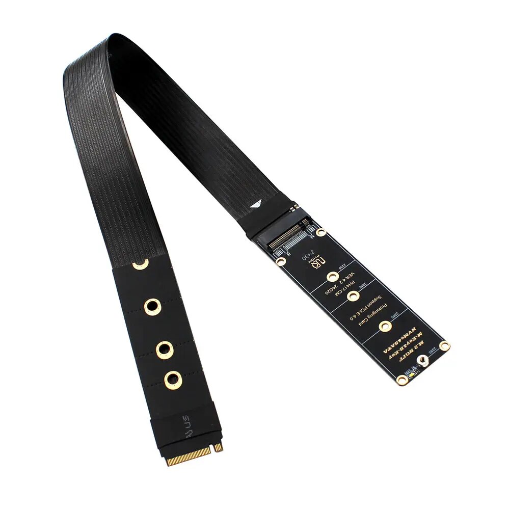 Удлинитель M.2 NVME с поддержкой PCle4.0 NGFF M-Key PCIe4.0 SSD Карта расширения твердотельного накопителя для M.2 2230 2242 2260 2280 SSD