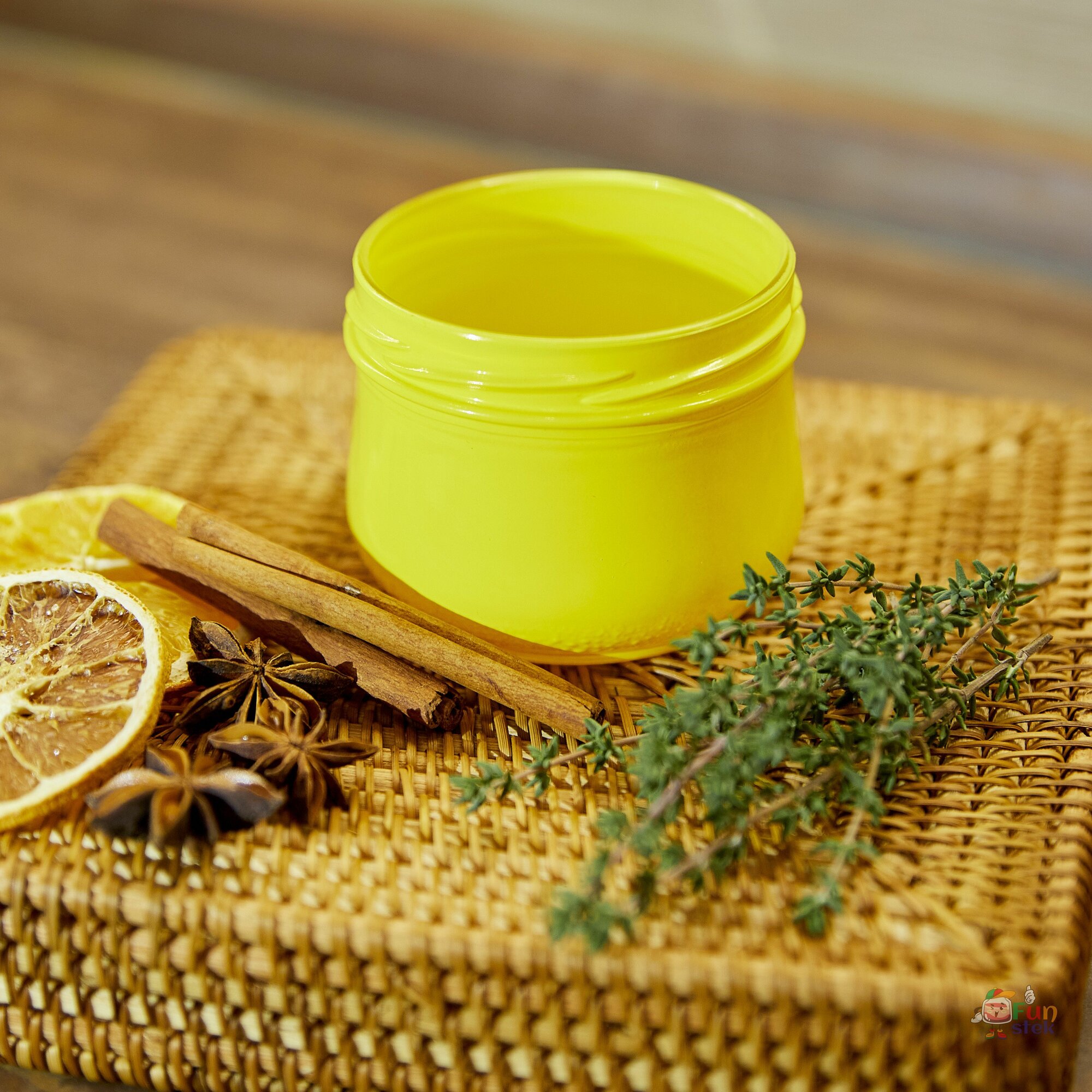 Органайзер для рукоделия баночки для хранения мелочей стеклянные набор 6шт, 250 мл