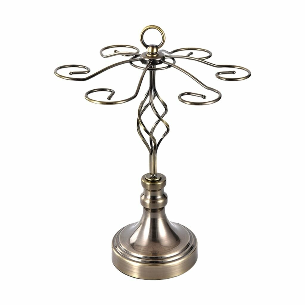 Стойка для бокалов вина, держатель на столешнице, отдельно стоящая настольная подставка хранения с 6 крючками домашнего бара