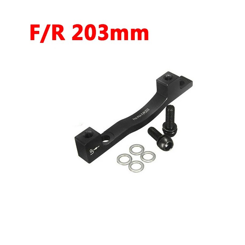 BUCKLOS Адаптер дискового тормоза 180/203 мм Black F-R 203mm