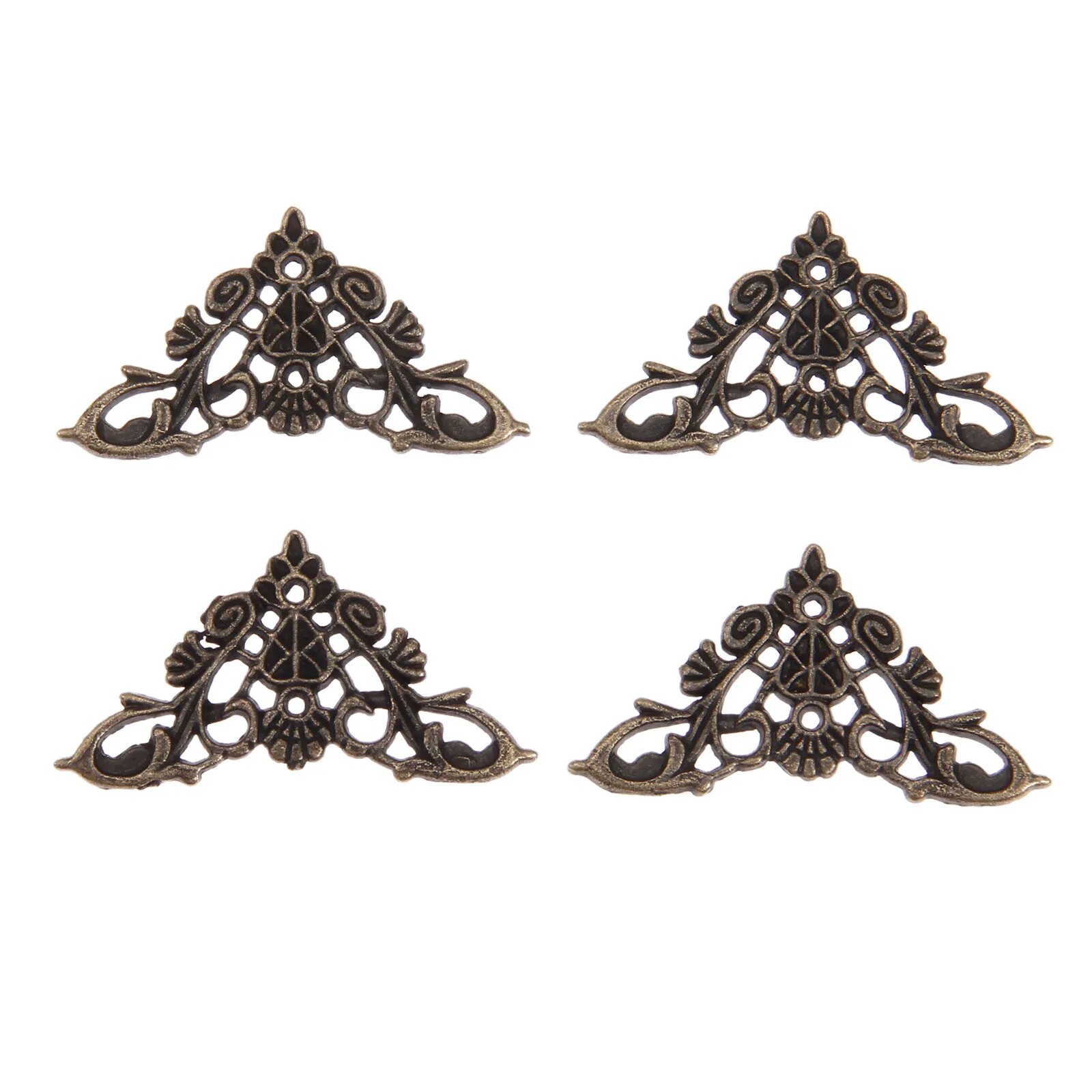 Античные латунные защитные уголки для углов 4 шт 46mm Bronze