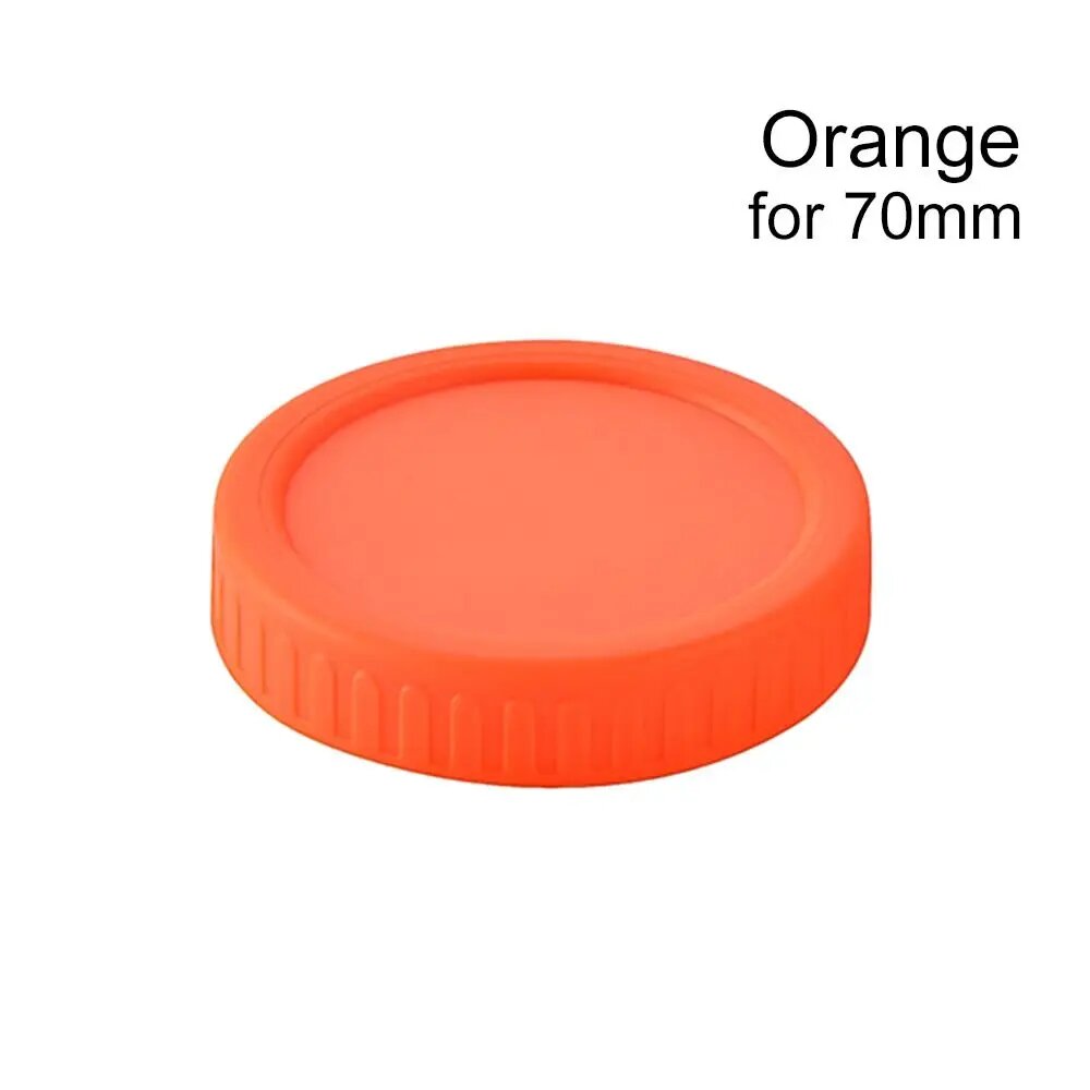 Герметичные крышки для банок Мейсон silicone 70 мм orange 70mm