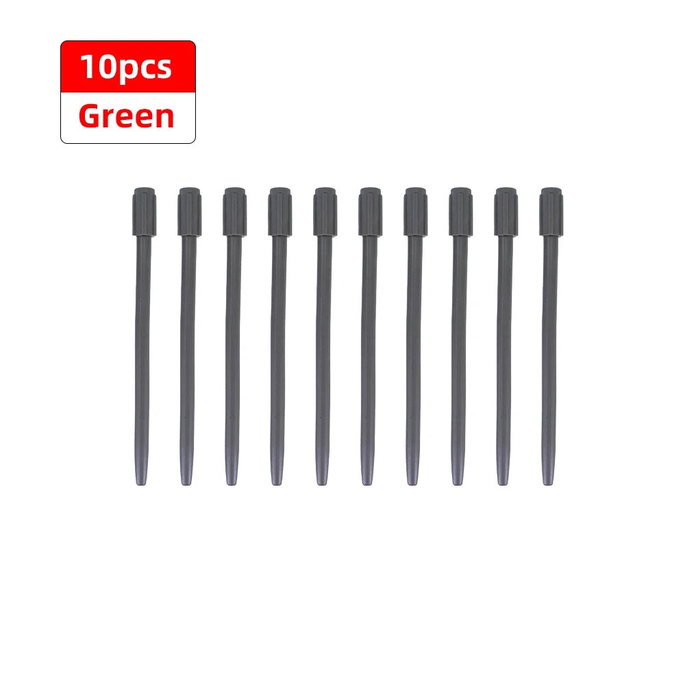 10 шт, мягкие резиновые рыболовные свинцовые трубки, 73 мм