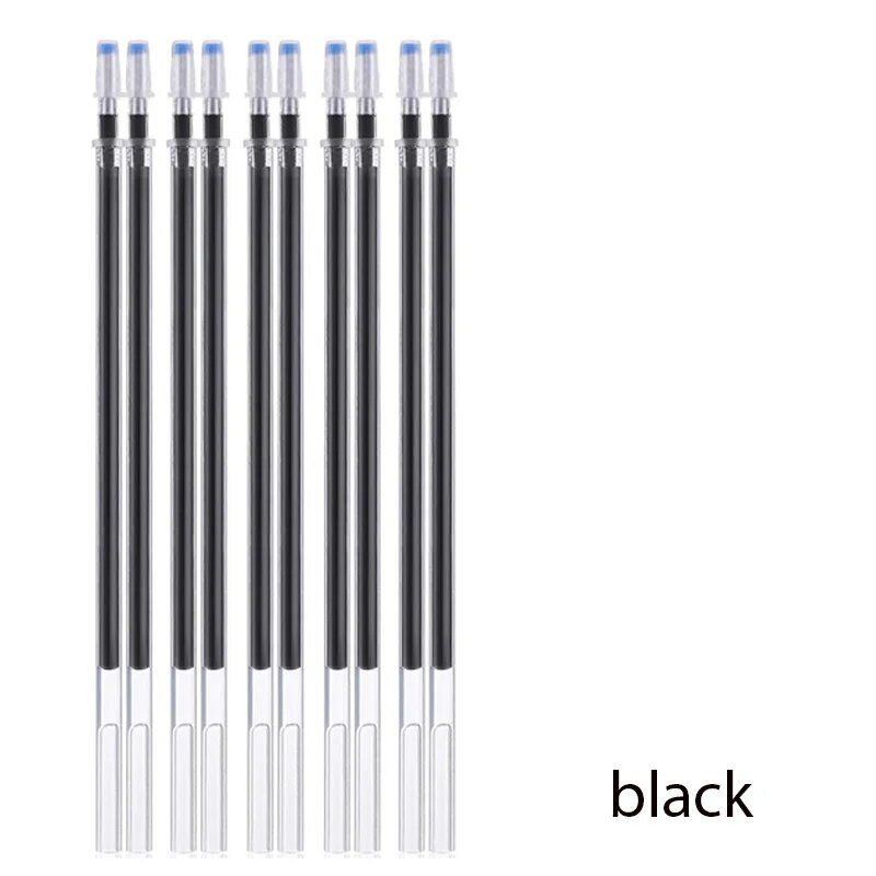 Гелевые исчезающие маркеры 10 шт. Черный, 10pcs black refills