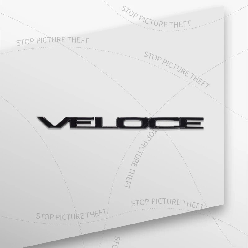 1 шт. 3D металлический логотип VELOCE TI, боковая эмблема кузова, значок на задний VELOCE Logo