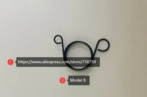 Торсионные пружины для вышивальных машин Tajima 10 шт Model B 10pcs