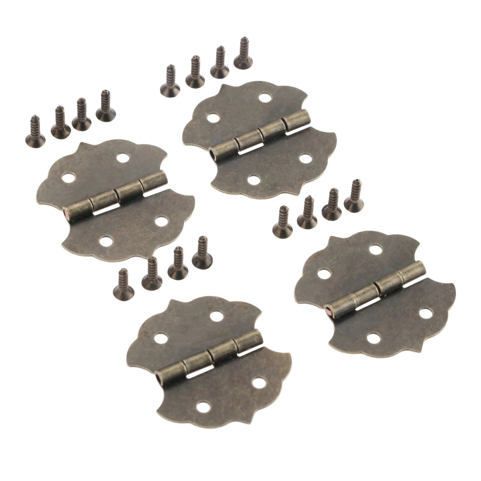 Мебельные петли античная бронза 4 шт.