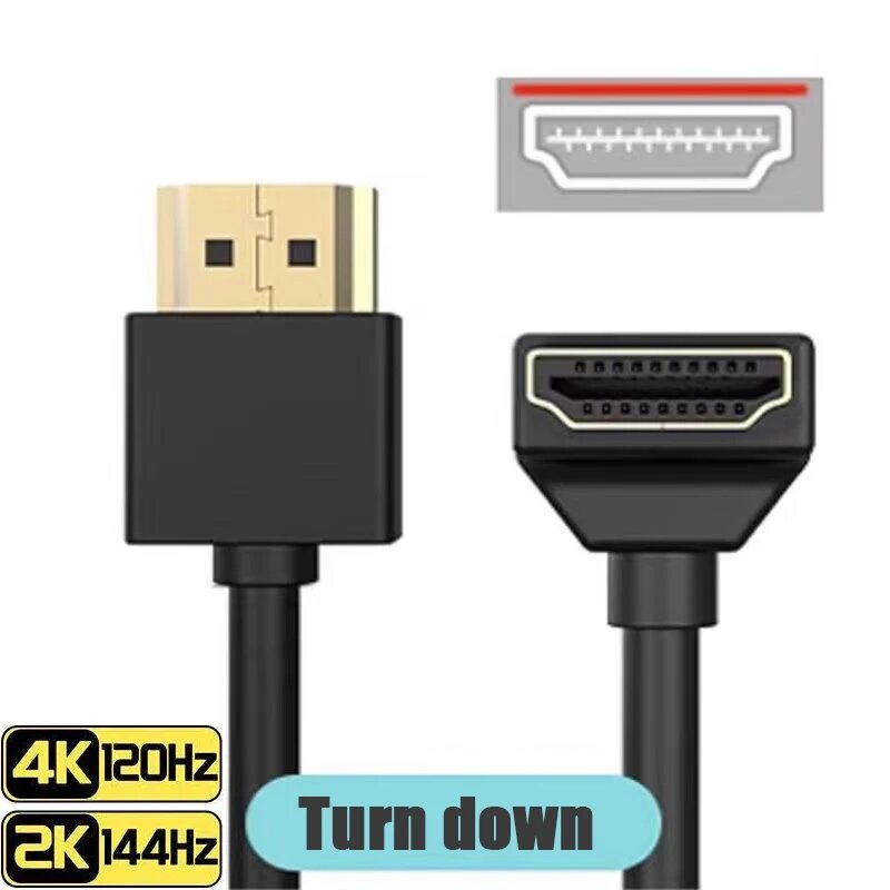Гибкий HDMI-кабель jiansu 8K 4K down, 0.5m