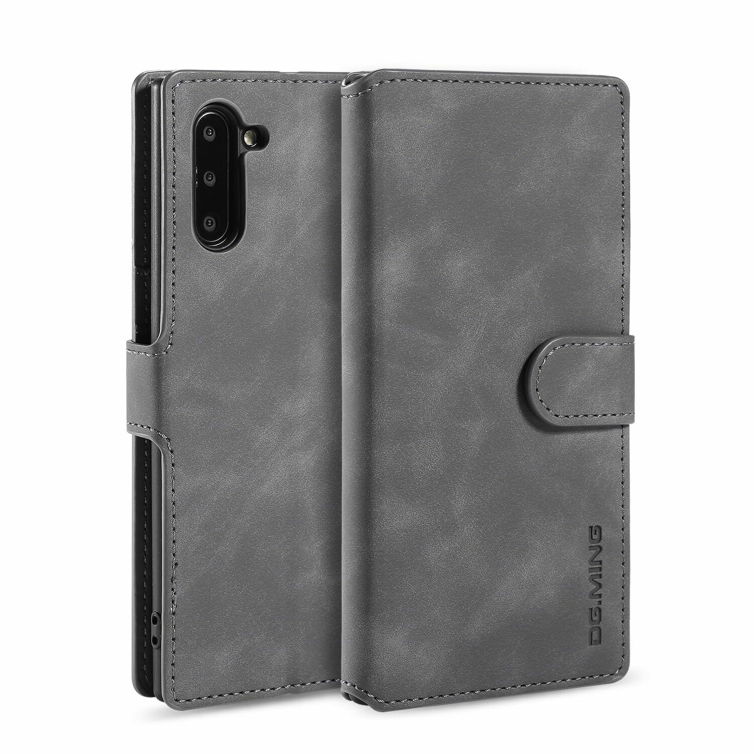DG.MING Кожаный Чехол С Визитницей Из Экокожи Для Samsung Galaxy Note 10 (Самсунг Галакси Ноут 10)