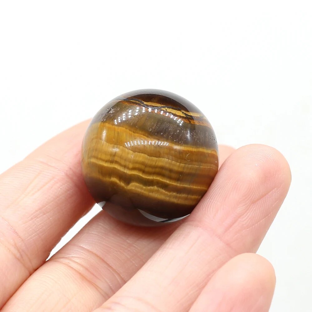 Розовый кварц шар для реiki Tiger Eye Stone