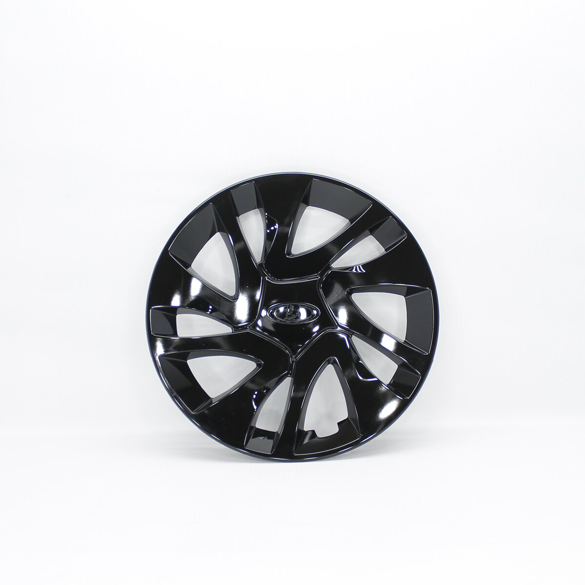 Колпак R14 Lada Granta / ВАЗ 2190, 2191, черный лак, 1 шт.