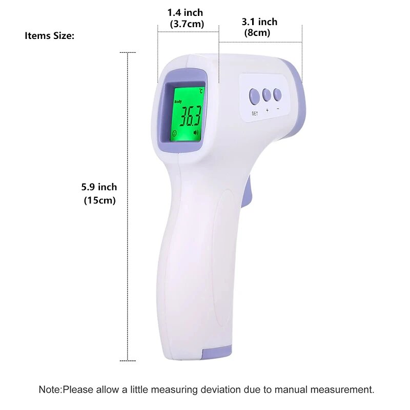 Бесконтактный инфракрасный термометр ALIWUZN для лба