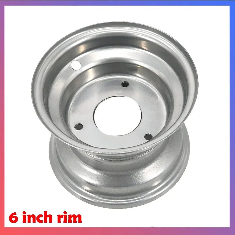 Вакуумные диски для квадроциклов с 3 отверстиями, 6-дюймовая ступица колеса, использование шины 145/70-6 13x5.00-6 13x6.50-6 для картинга 110-125 куб. см, квадроцикла, газонокосилки белый