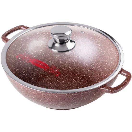 Казан Горница Шоколад антиприграрный, с крышкой 4,0л (кн2832аш)